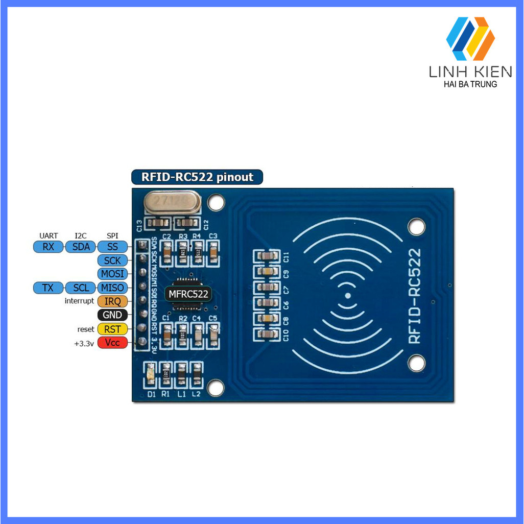 [Có sẵn] Module RFID RC522 13.56MHz | Shopee Việt Nam