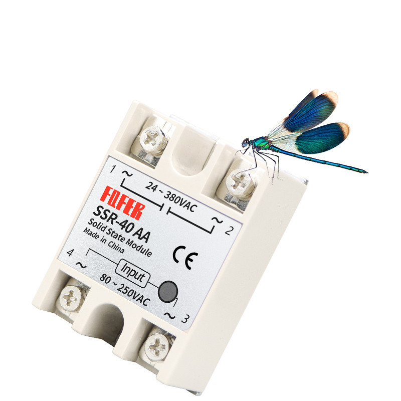 Ssr-40aa / 25aa / 40aa / 60aa / 80aa / 100aa Mô-đun rơle thể rắn một ...