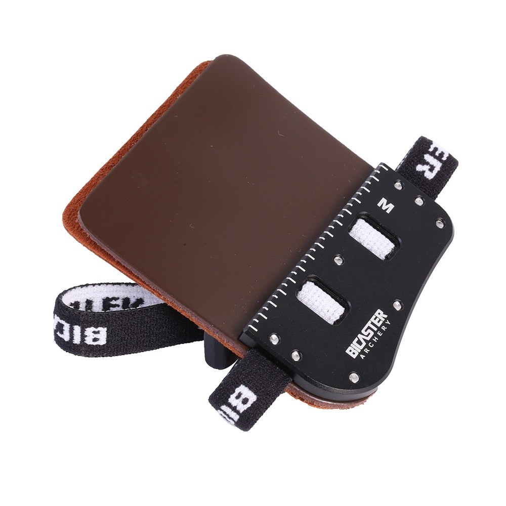 S / M / L Bicaster SP3 Barebow Finger Tab LH / RH Da bò + Tấm nhôm ...