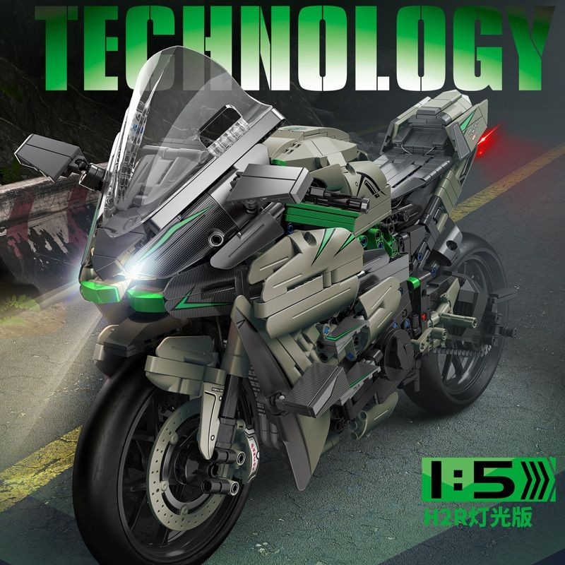 Đèn Panlos 672101-10 Xe máy BMW HP tương thích Lego Yamaha R1 lắp ráp ...