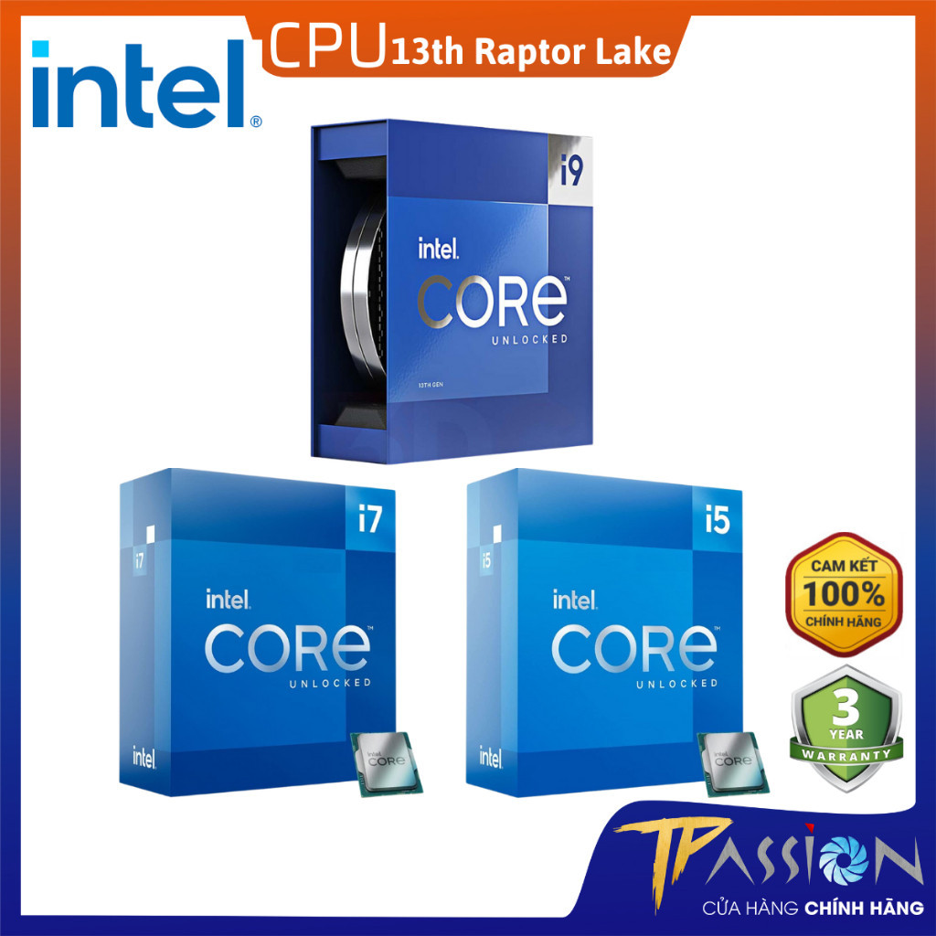 Bộ Vi Xử Lý CPU Intel Core I9 14900K 13900K - I7 14700K 13700K KF - I5 ...