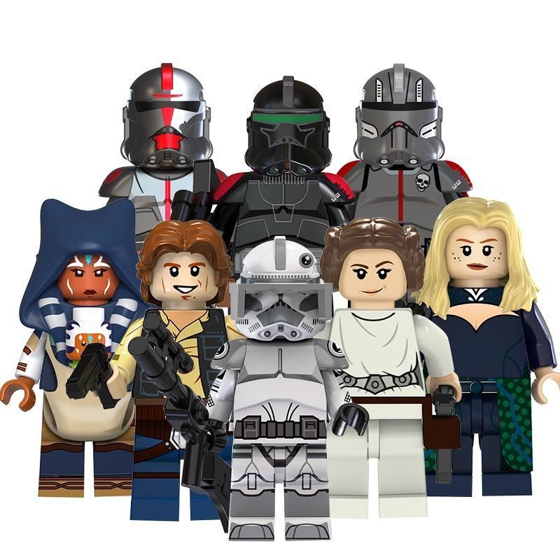 Tương thích với Khối xây dựng Lego Star Wars Minifigure 6107 Nhân bản ...
