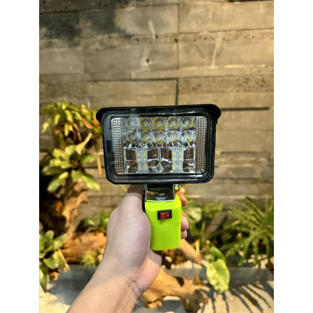 Đèn pha chân pin 18v Ryobi LED 4 in siêu sáng , có mạch chống xả cạn. | Shopee Việt Nam