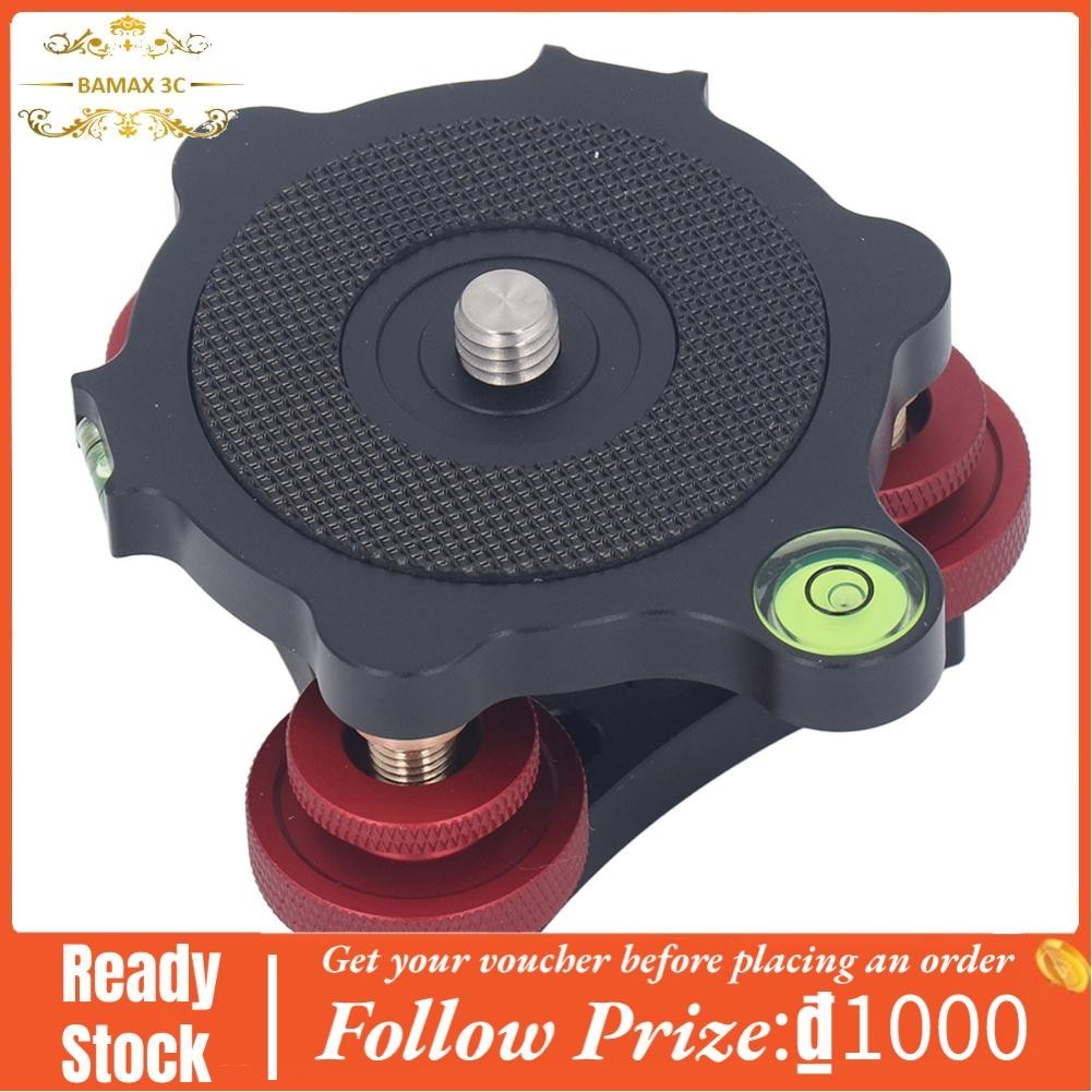 Tripod Leveling Adjustment Base Aluminum Alloy Precise Angle Camera ...