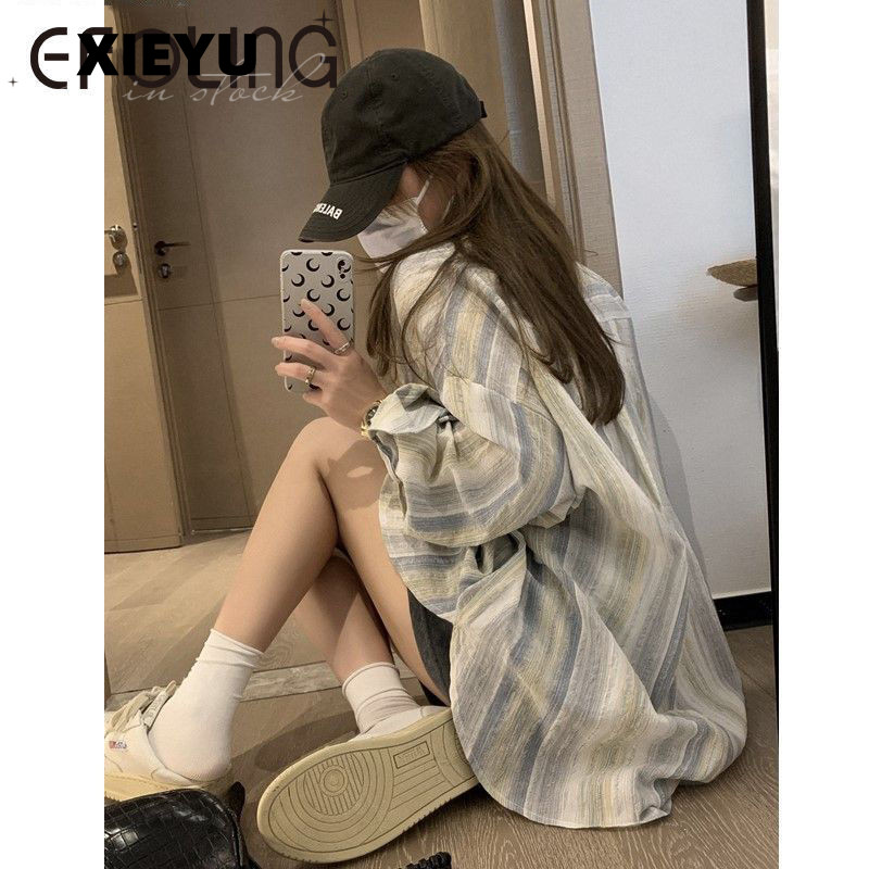 XIEYU Áo Sơ Mi áo sơ mi nữ áo kiểu hàn quốc Tối giản Tinh tế trendy may đo WCS243088I 12Z240320 ...