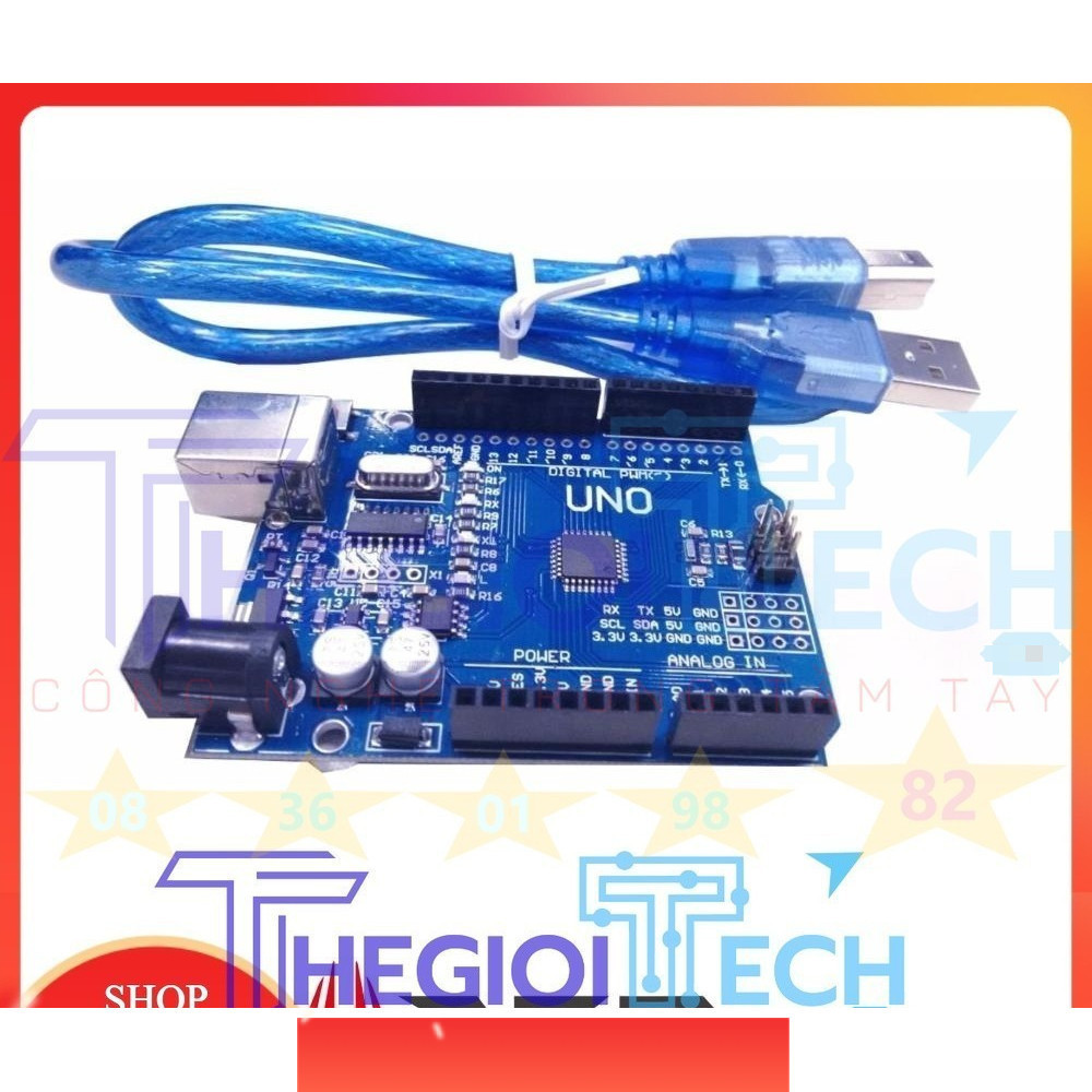 Tốt Mạch Arduino Uno R3 ATmega328P CH340 (Chip Dán -SMD) | Shopee Việt Nam