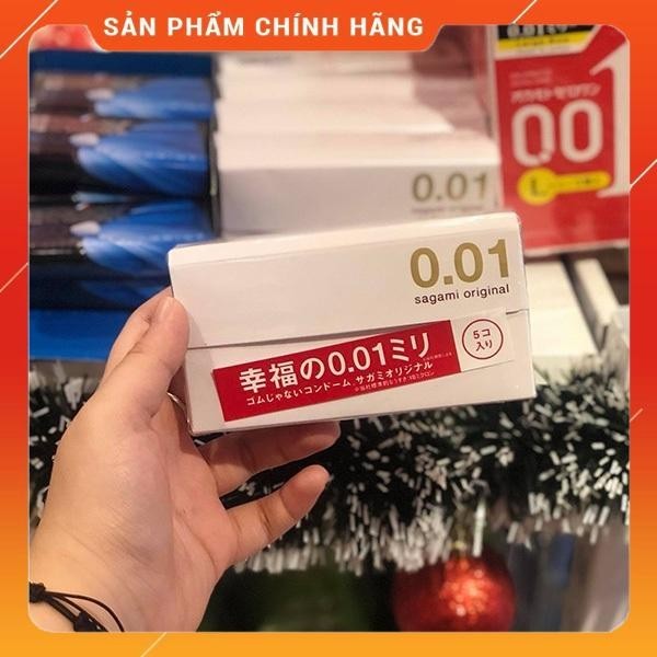 Bao Cao Su Sagami Original 0.01 Mỏng Nhất Thế Giới, Hộp 5 Cái Hàng Nội Địa Nhật | Shopee Việt Nam