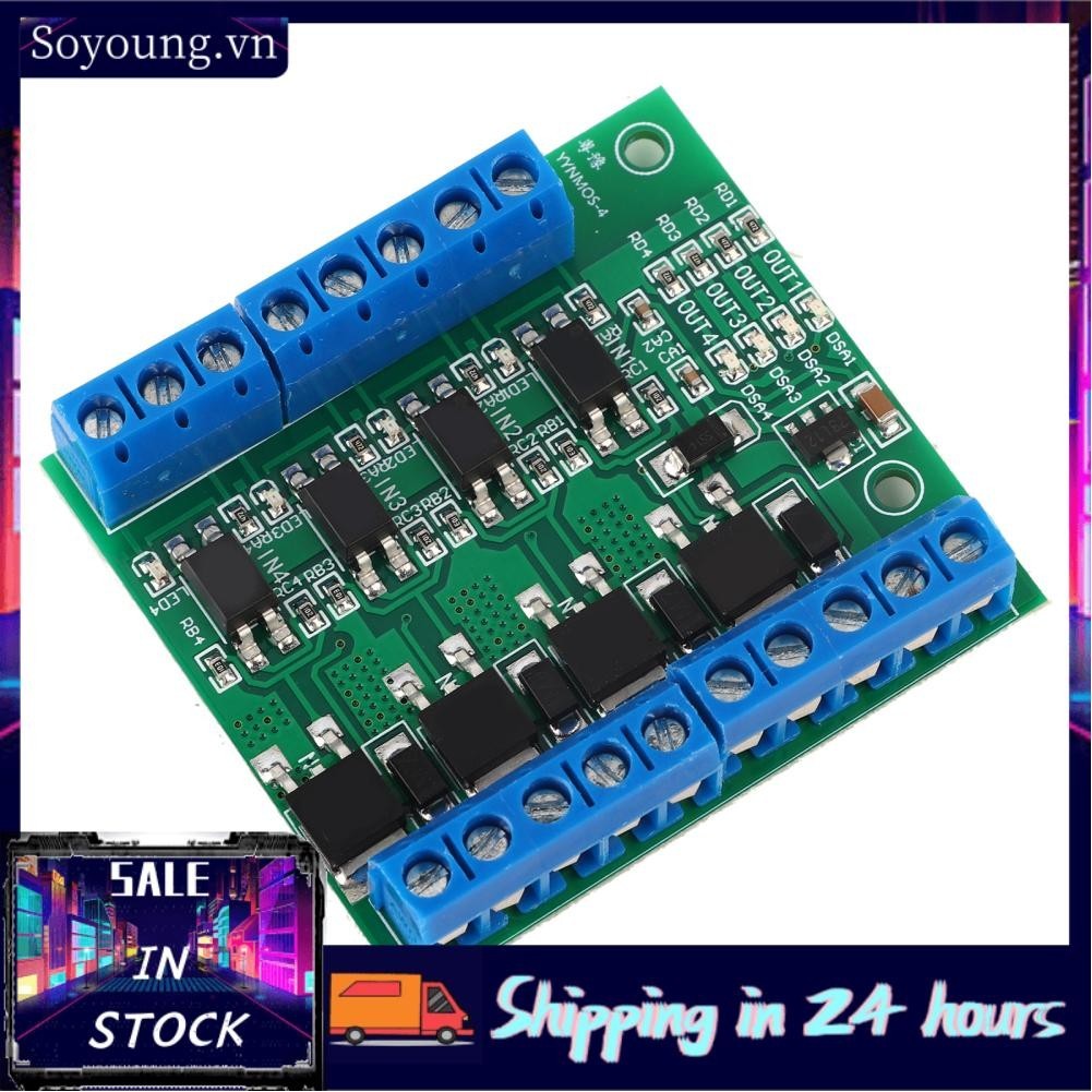 Soyoung PWM 4-Channel Mos Fet Module PLC Amplifier Circuit Board Driver ...