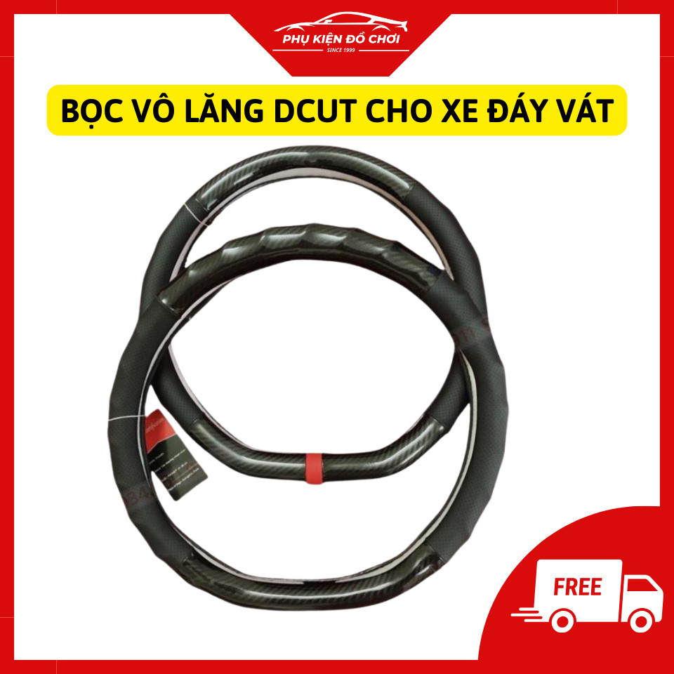 Bọc vô lăng D Cut cho các dòng xe vô lăng vát | Shopee Việt Nam