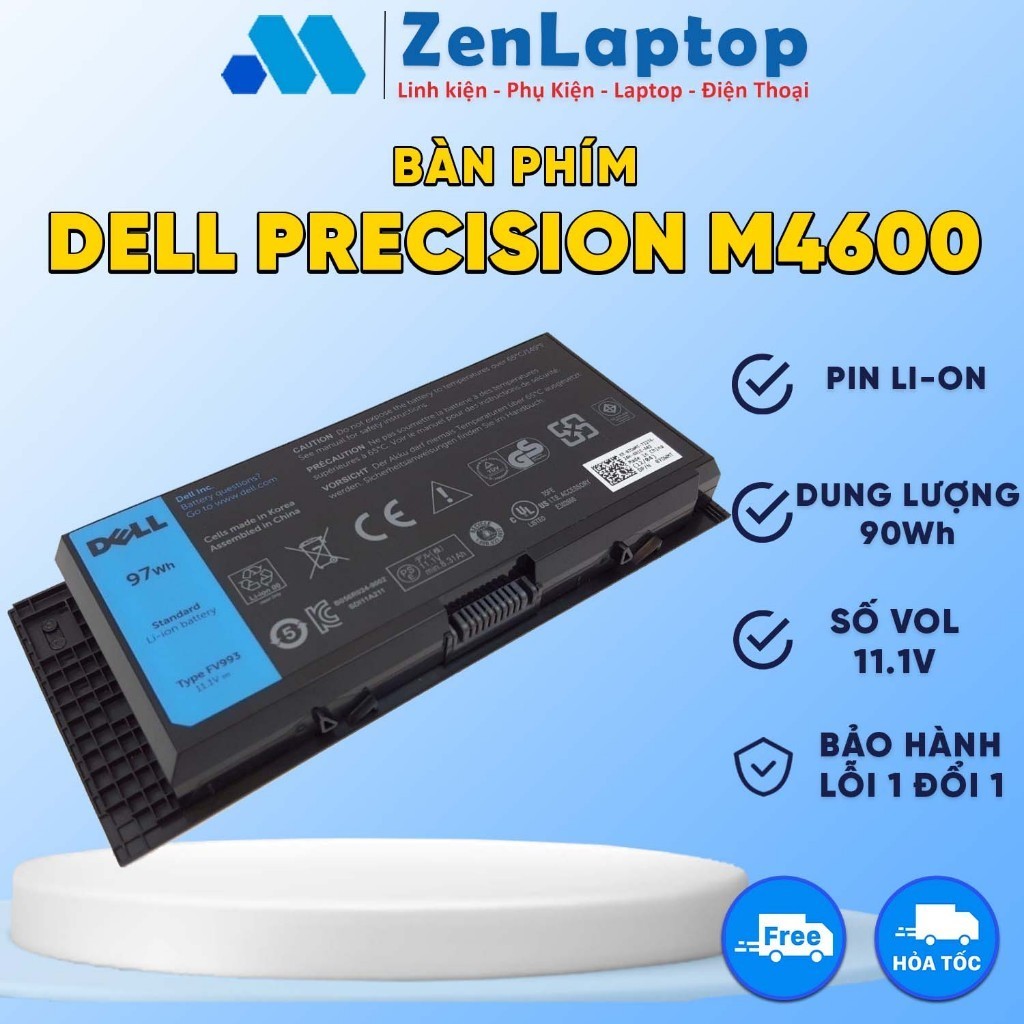 Pin Dell Precision M4600 M4800 M6600 M6800 M6700 M4700 FJJ4W PG6RC ...