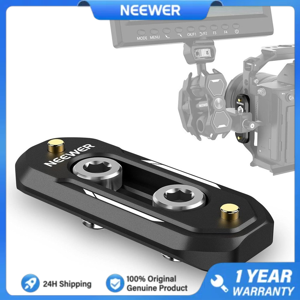 Neewer 2 "/ 48mm Đường ray NATO Mini tháo nhanh với ốc vít 1 / 4 ...