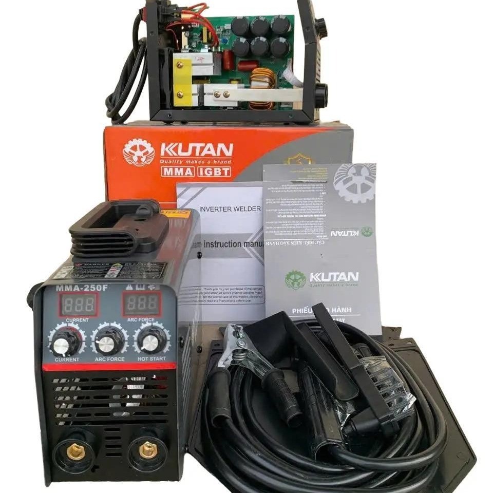 Máy Hàn Mini Chính Hãnh KUTAN MMA-250F 6 Tụ mới- Máy Hàn Que Cho Gia Đình, Tặng dây hàn đầy đủ ...