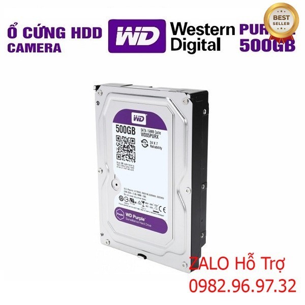 Ổ CỨNG HDD WESTERN 500GB TÍM ( chuyên dụng cho camera ) | Shopee Việt Nam