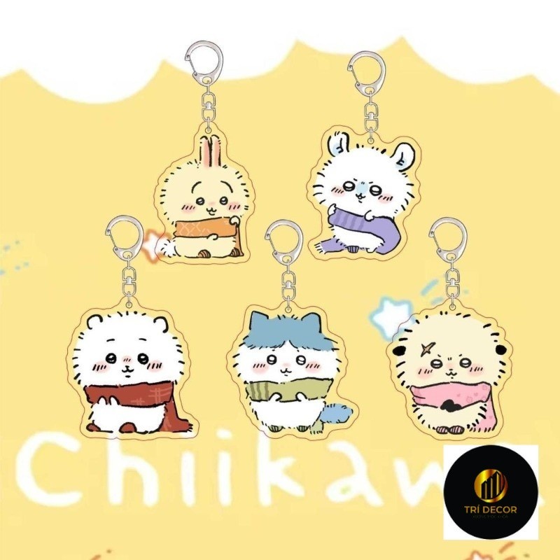 Chiikawa Móc Chìa Khóa acrylic Hình Nhân Vật anime hachiware usagi ...