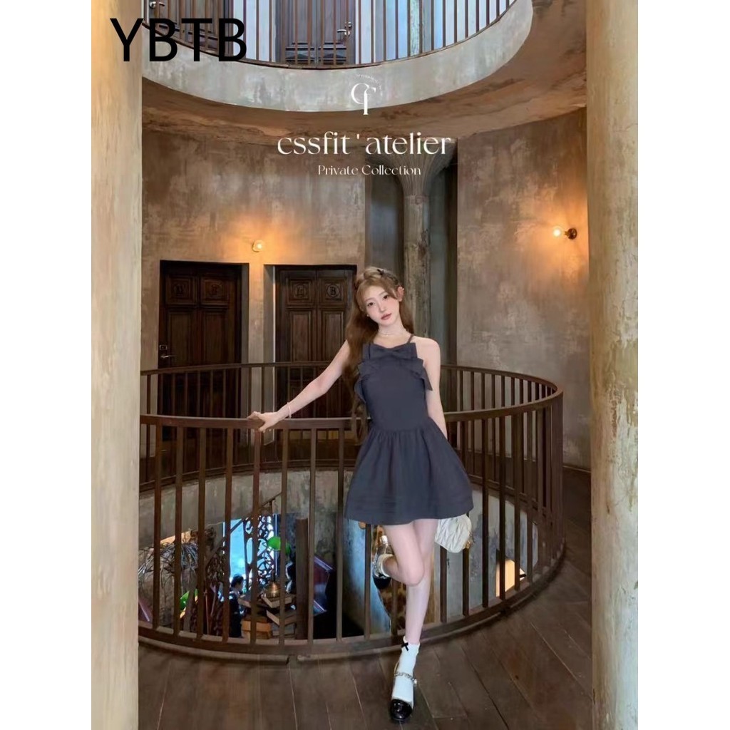 Váy Quà Tặng Sinh Nhật Nơ Cổ Treo YBTB 6732 # | Shopee Việt Nam