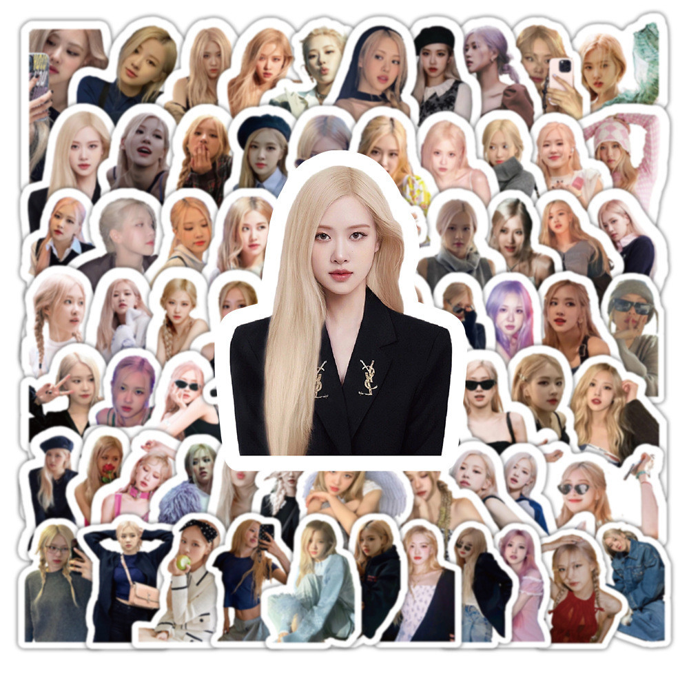 103pcs BP Sticker Washi Tape LISA JENNIE ROSE JISOO Waterproof Luggage ...