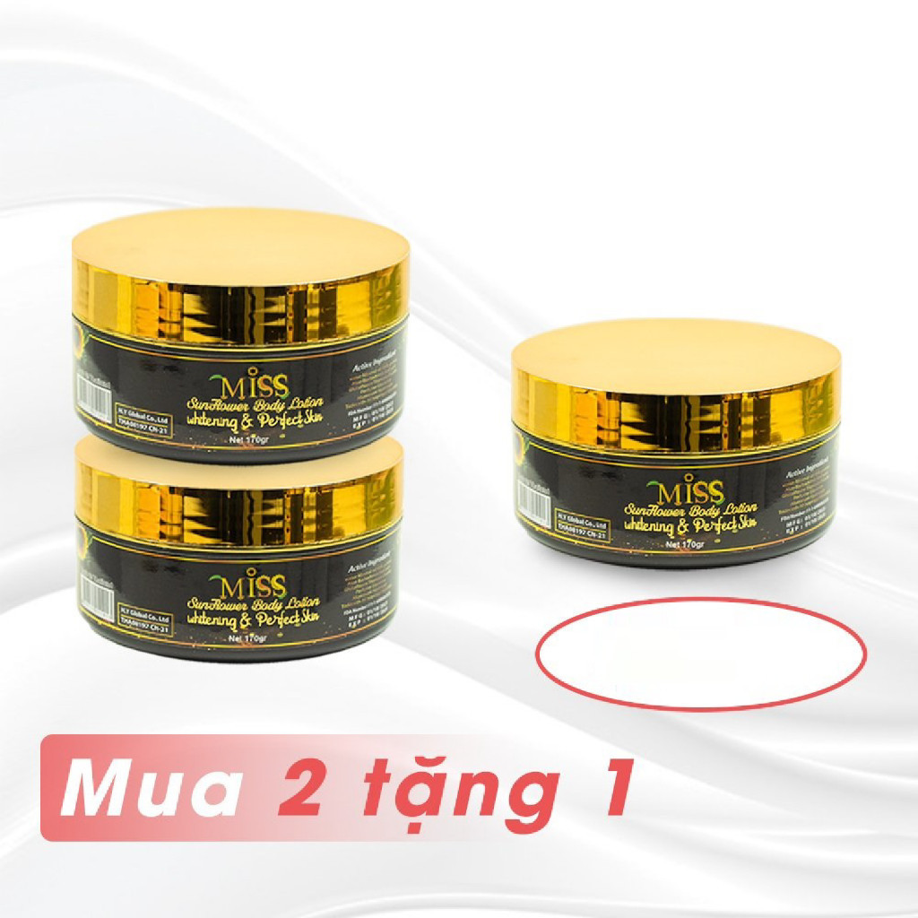 [MUA 2 TẶNG 1] Kem Dưỡng Trắng Body Miss Sunflower Thái Lan 170g ...
