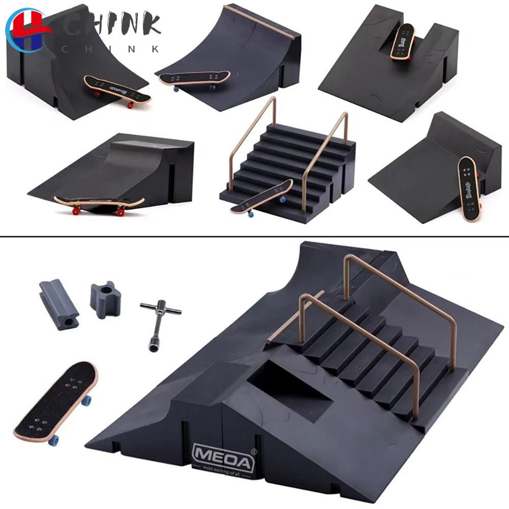 Chink 1 Bộ Skate Park Ramp Set, Funny Fingers Training Tech Practice ...