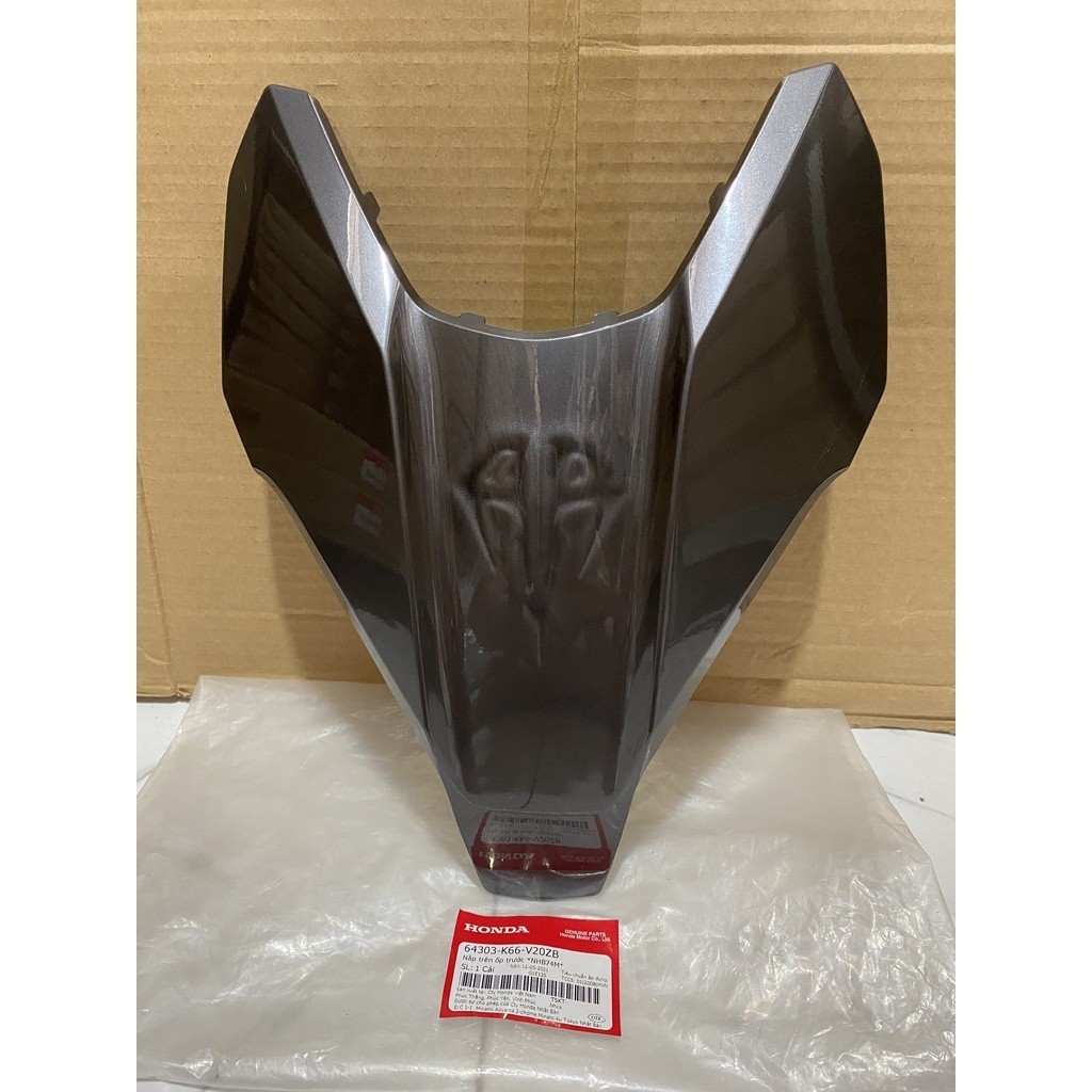 Nắp trên ốp trước | mặt nạ nhỏ Air Blade 125 (2015-2019) màu Xám đen ...
