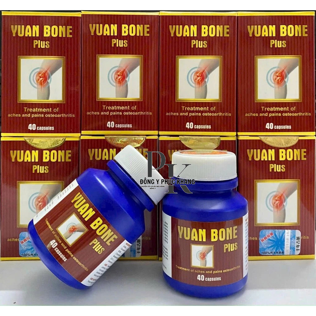 VIÊN UỐNG YUAN BONE PLUS - HỘP 40 VIÊN. HỖ TRỢ GIẢM CÁC VẤN ĐỀ VỀ XƯƠNG ...