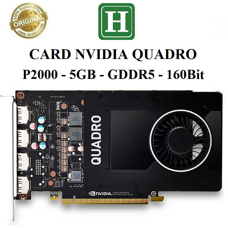 Card màn hình NVIDIA QUADRO P2000 5GB ddr5 160bit, hàng tháo máy BH 6 tháng | Shopee Việt Nam