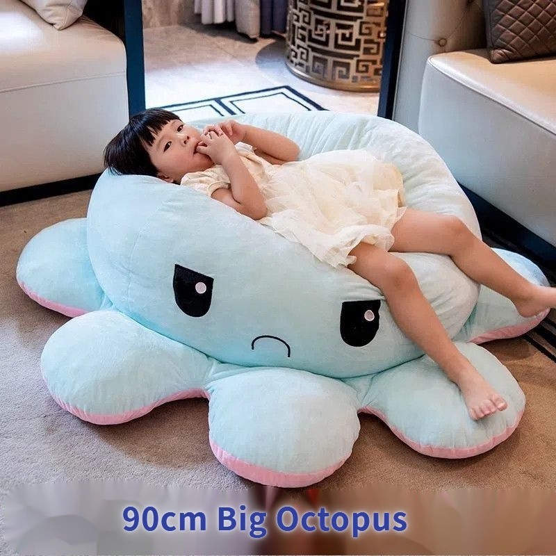 Jfmm WH 90cm thay đổi khuôn mặt bạch tuộc quá khổ đồ chơi sang trọng bạch tuộc nhồi bông đồ chơi ...