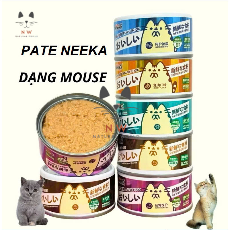 Pate Neeka Dạng Đặc Dinh Dưỡng Cao, Thơm Ngon, Nhiều Vị Dành Cho Mèo ...