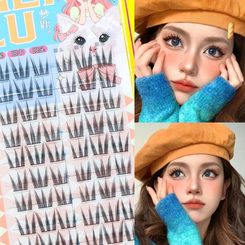 Manga Lông Mi Mềm Mại Tự Nhiên Lông Mi Dày Lông Mi Giả Manga Lông Mi ...