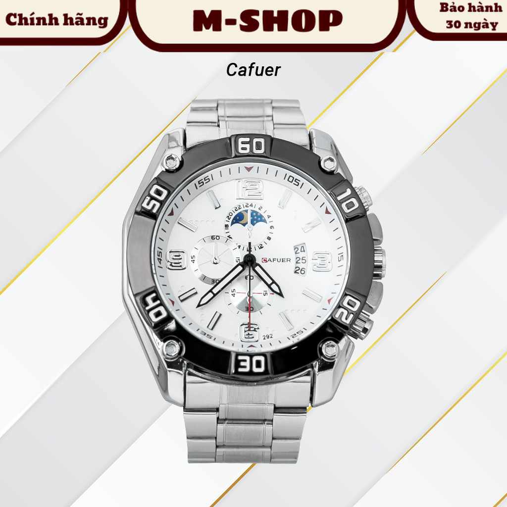 Đồng Hồ Nam Cafuer 292 Mặt Trăng Huyền Ảo, chống Nước | Shopee Việt Nam