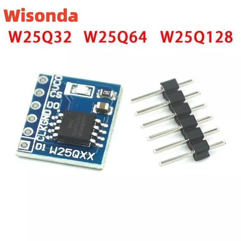 W25q16 / 32 / 64 / 80 / 128 Mô-đun lưu trữ FLASH dung lượng lớn Giao diện SPI BV FV STM32 Mã ...