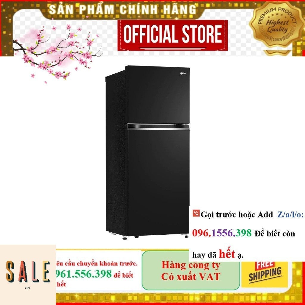 Kho Tủ lạnh LG ngăn đá trên Smart Inverter 217L GV-B212WB (Đen ...