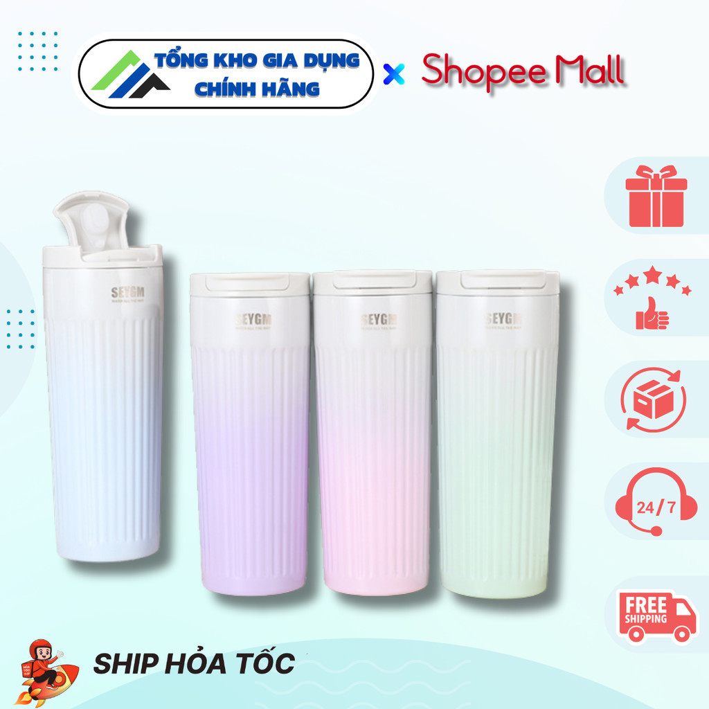 Ly Giữ Nhiệt Seyom Dung Tích 500ml Dáng Dài Có Nút Chống Tràn - Ly giữ ...
