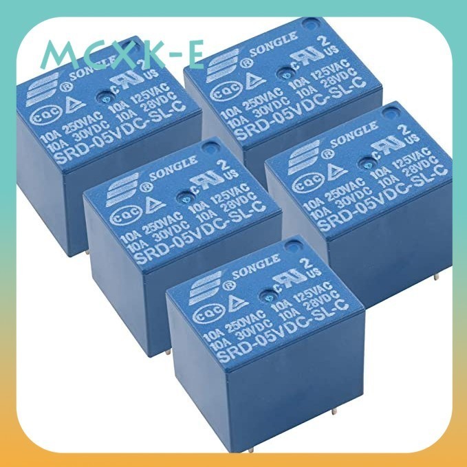 Rơle SRD-05VDC-SL- SRD-12VDC-SL-C SRD-24VDC-SL-C 5PINS 5 Pin 5V 24V 12V ...