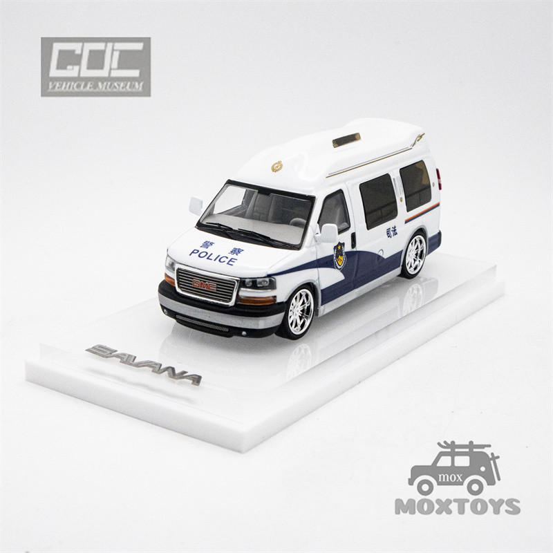 Goc 1: 64 GMC SAVANA Police Business RV Diecast Model Car | Shopee Việt Nam