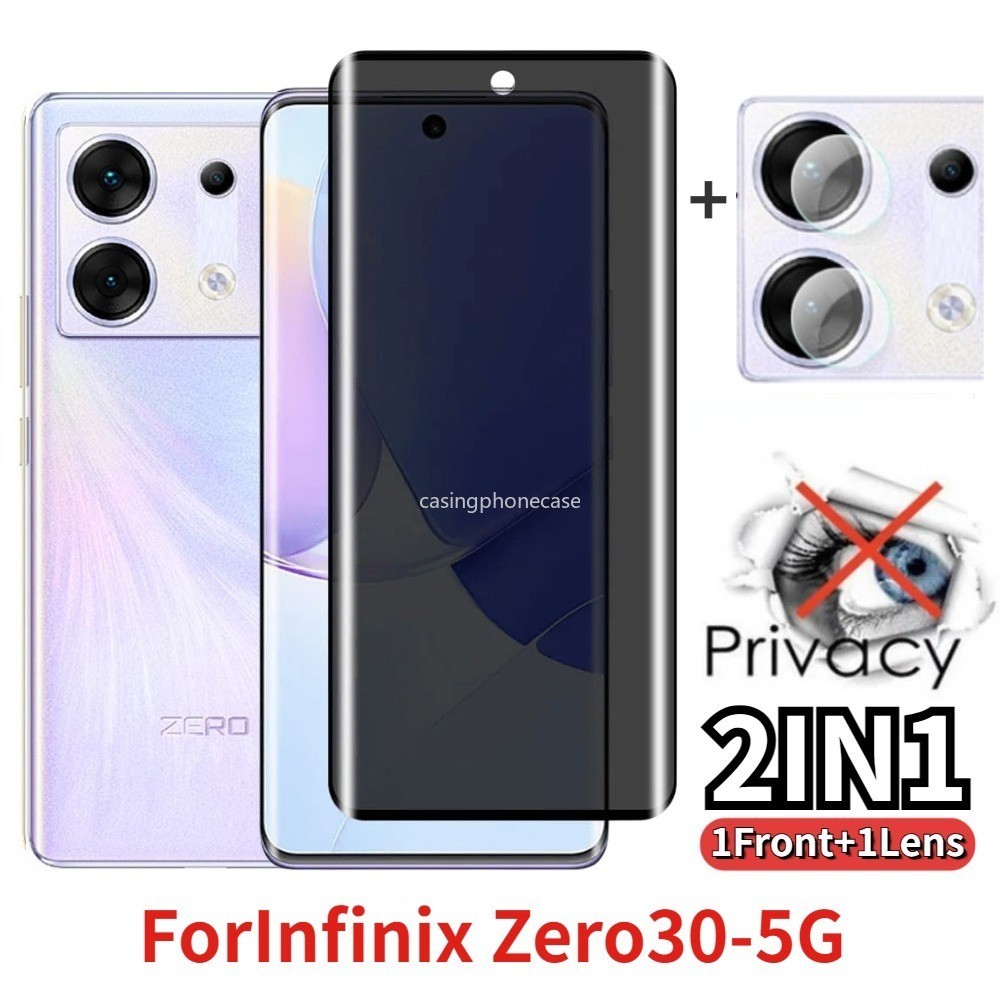 Kính cường lực bảo mật cong 2in1 3D cho Infinix Zero30 Zero 30 4G 5G Zero Ultra2023 2024 Bảo vệ ...