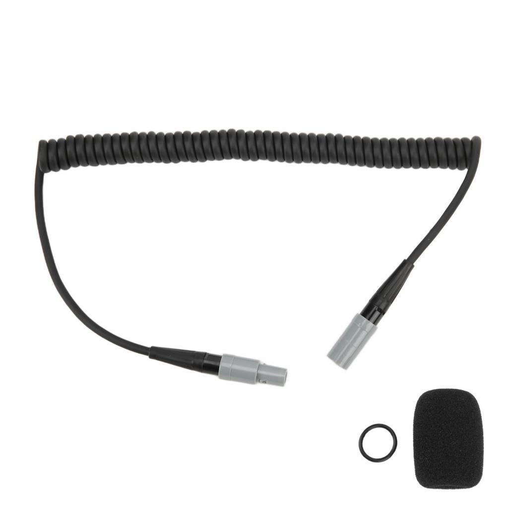 Globedealwin Headphone Spring Cable Headset Coiled 6Pin LEMO Connector ...