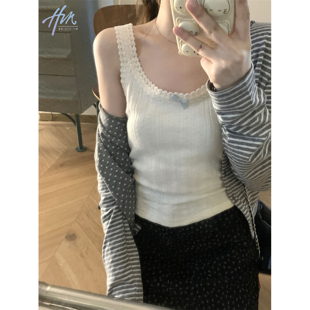 2024 Ruth Style Milk Huhu Cheese Sling Base All-Match Layered | Shopee ...