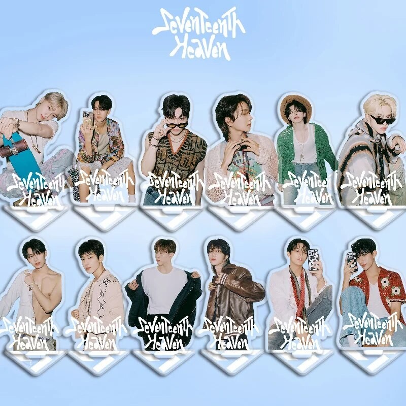 Mô hình Standee Kpop SVT 17 FML Acrylic fg JUN HOSHI JOSHUA JEONGHAN ...