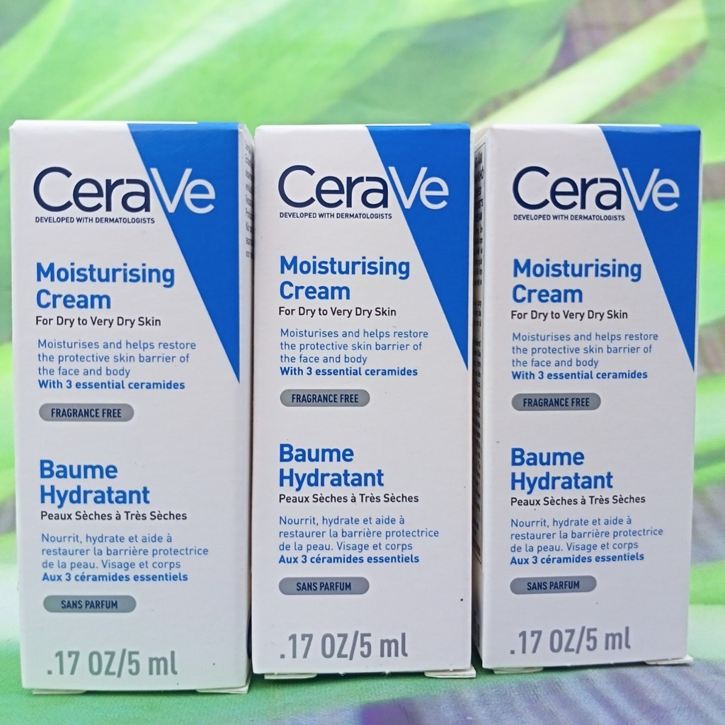 Sữa dưỡng thể dưỡng ẩm Cerave Moisturizing Cream - Hàng Mini 5ml/20ml ...