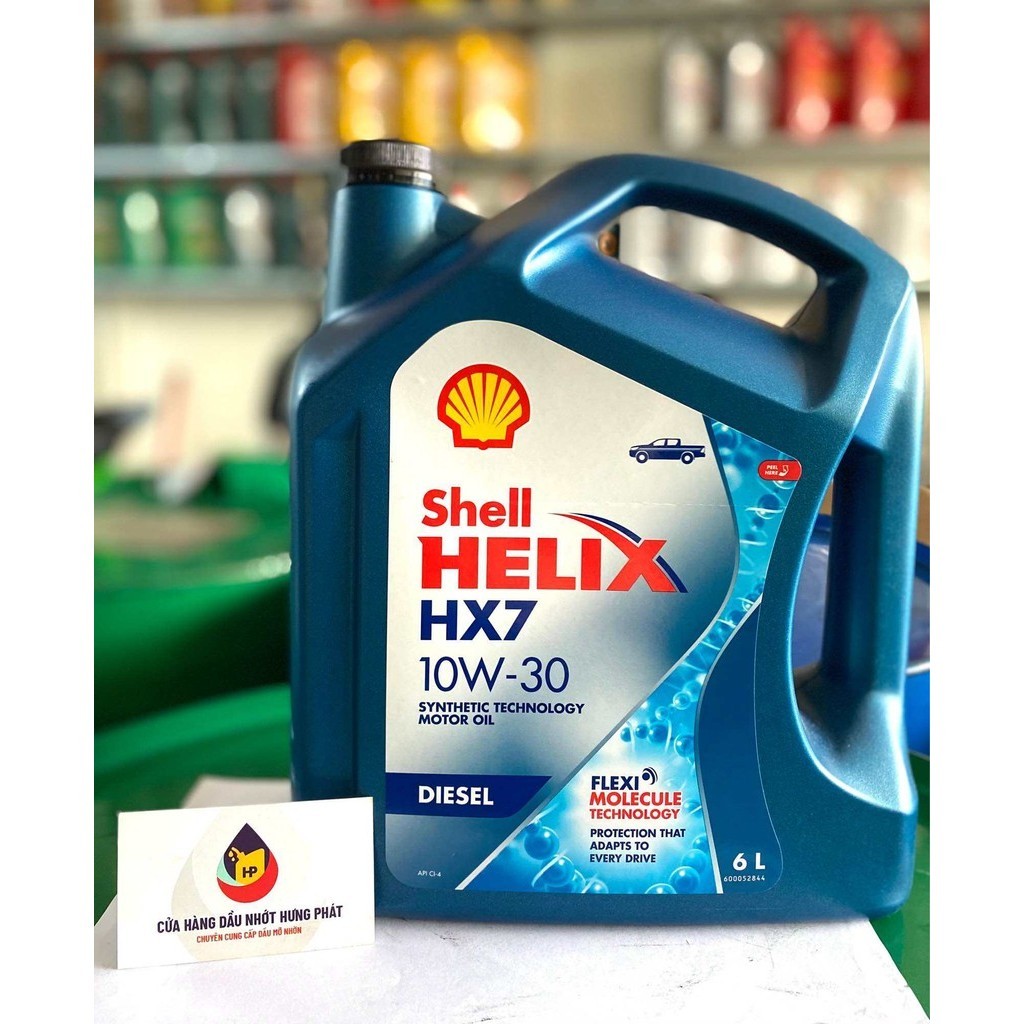 Dầu công nghệ tổng hợp SHELL HELIX HX7 10W-30 6L | Shopee Việt Nam