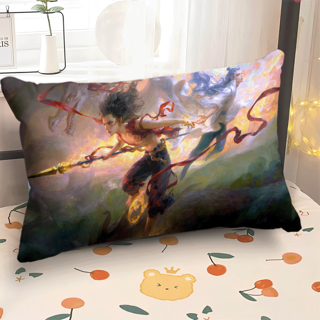 Nezha Magic Boy Ma Ám Biển Hàng Hóa Gối Dài Sofa Trang Trí Gối Anime ...