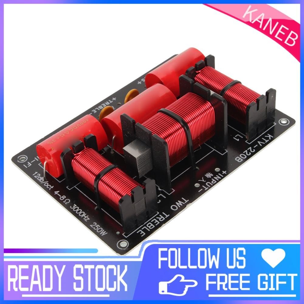 Treble Bass Sound Frequency Divider 250W 4-8 Ohms Professional 3 Way ...