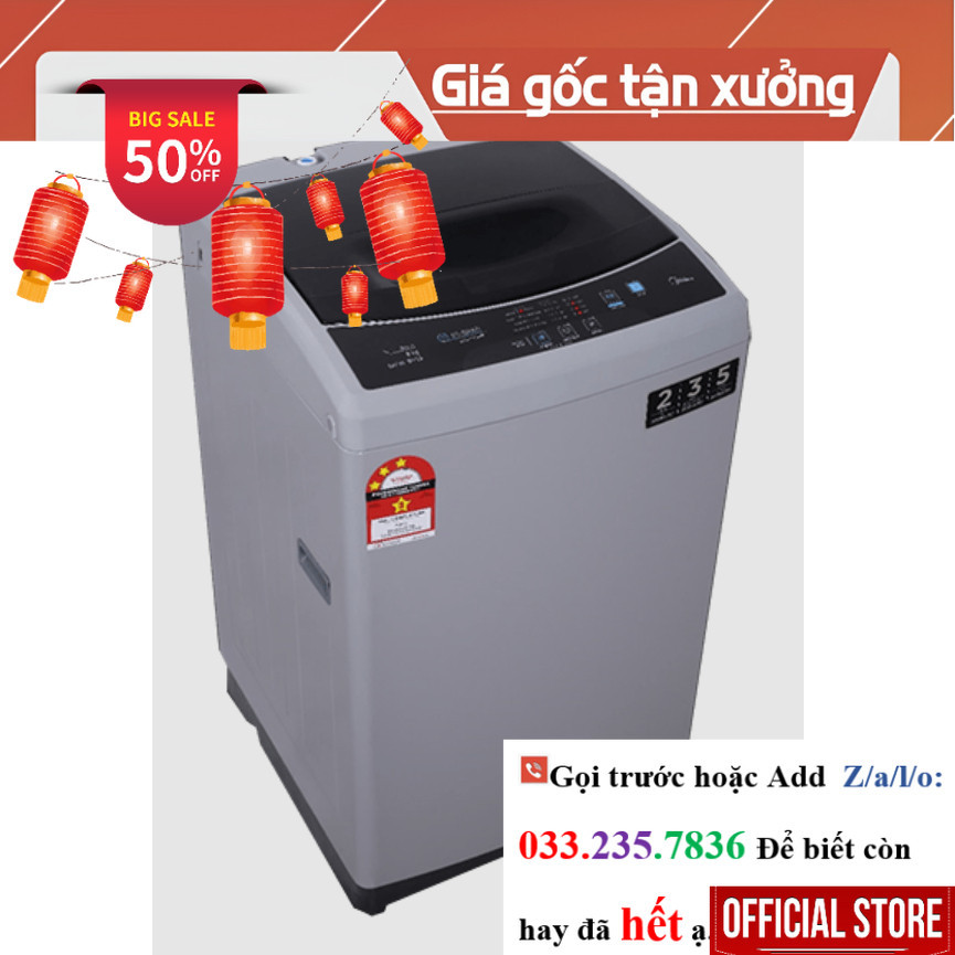 Máy giặt Midea 8.5Kg MAS8501(SG) |PG| | Shopee Việt Nam