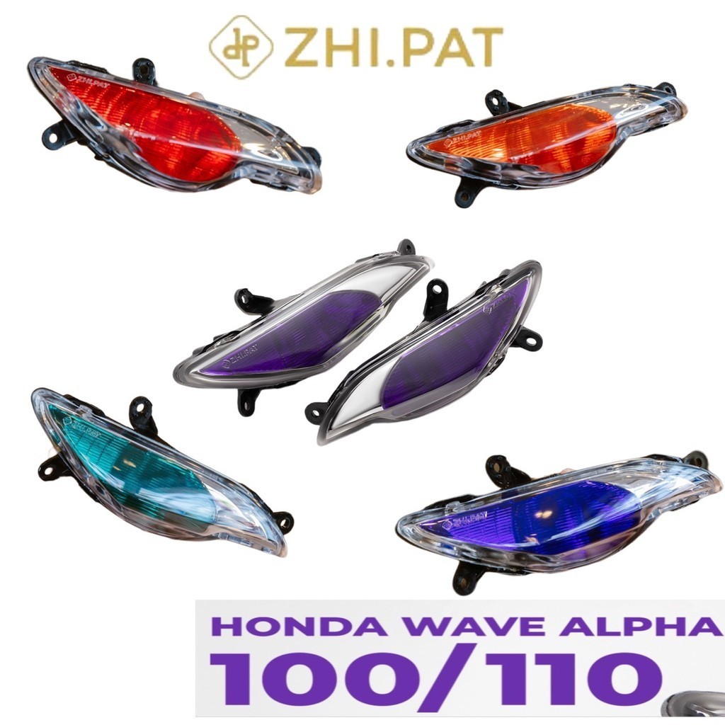 Xi nhan trước ZHIPAT gắn Wave Alpha / Wave S / Wave RS / Wave 50cc ...