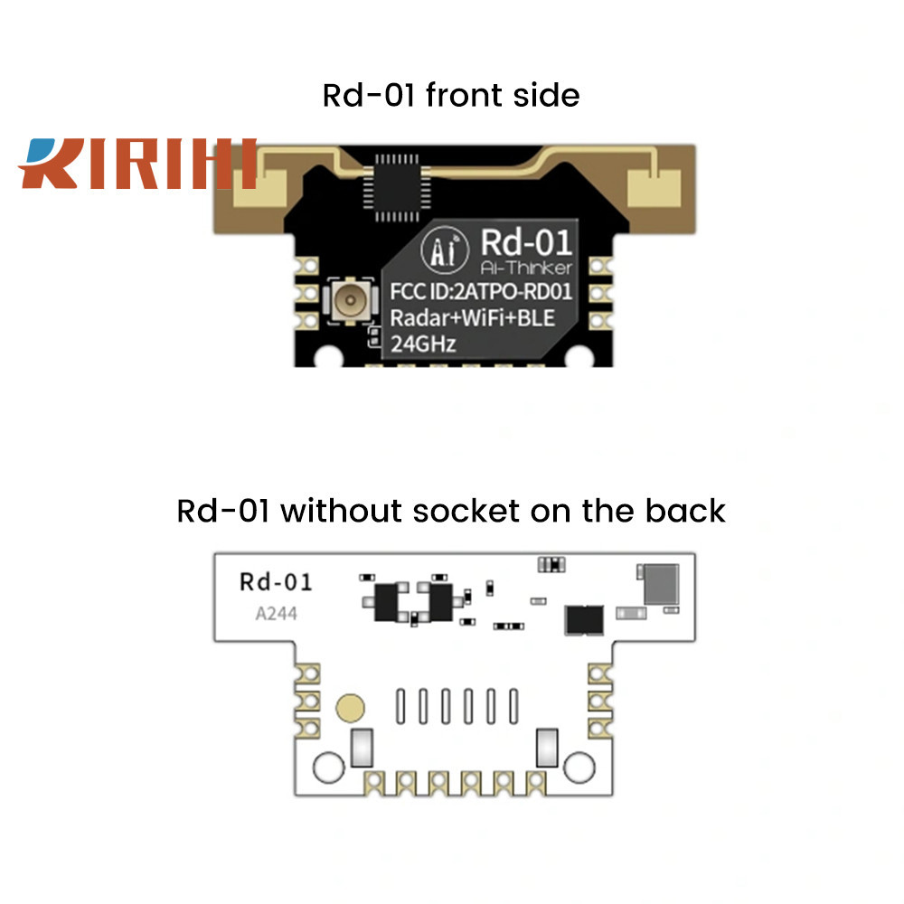 RIRIHI Rd-01 24G Radar Mô-đun cảm biến cơ thể con người / Radar + WiFi + Mô-đun BLE Cảm biến ...