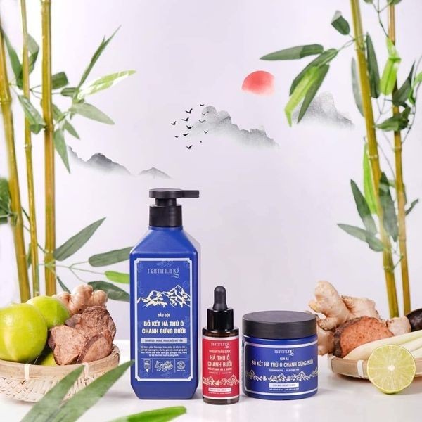 Combo dầu gội xả Nam Nung ngăn ngừa gàu, rụng, giúp tóc chắc khỏe, suôn ...