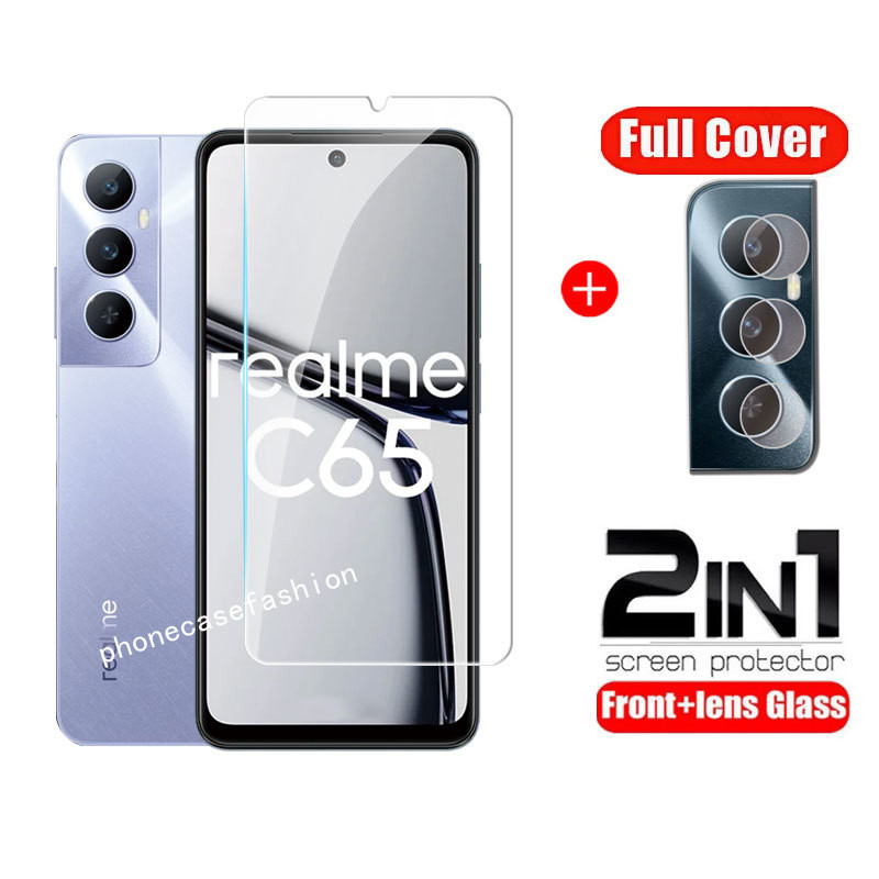 Realme C65 4G 2024 real me realmi Bảo vệ màn hình Full Cover Kính cường ...