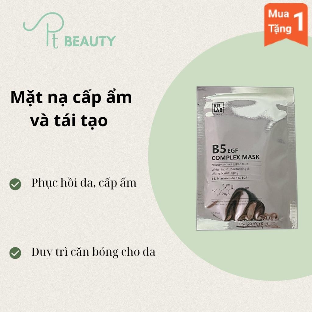 Combo 10 Mặt nạ Mask B5 Kr.Lab EGF complex giúp cấp ẩm dưỡng trắng phục ...