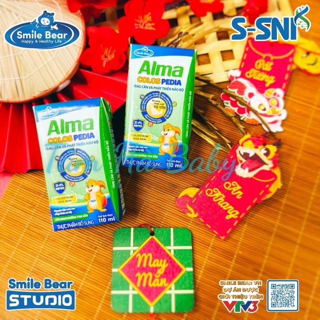 [ Combo 2 thùng ] Sữa pha sẵn Alma Colos Pedia ( 2th x 48 hộp x 110 ml ...