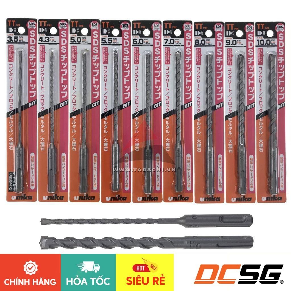 Mũi khoan bê tông chuôi gài SDS-Plus 3.5-10x160mm Unika mã TT | DCSG | Shopee Việt Nam